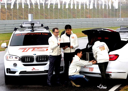 SKT-BMW, 세계 최초 ‘5G 커넥티드카’ 시동